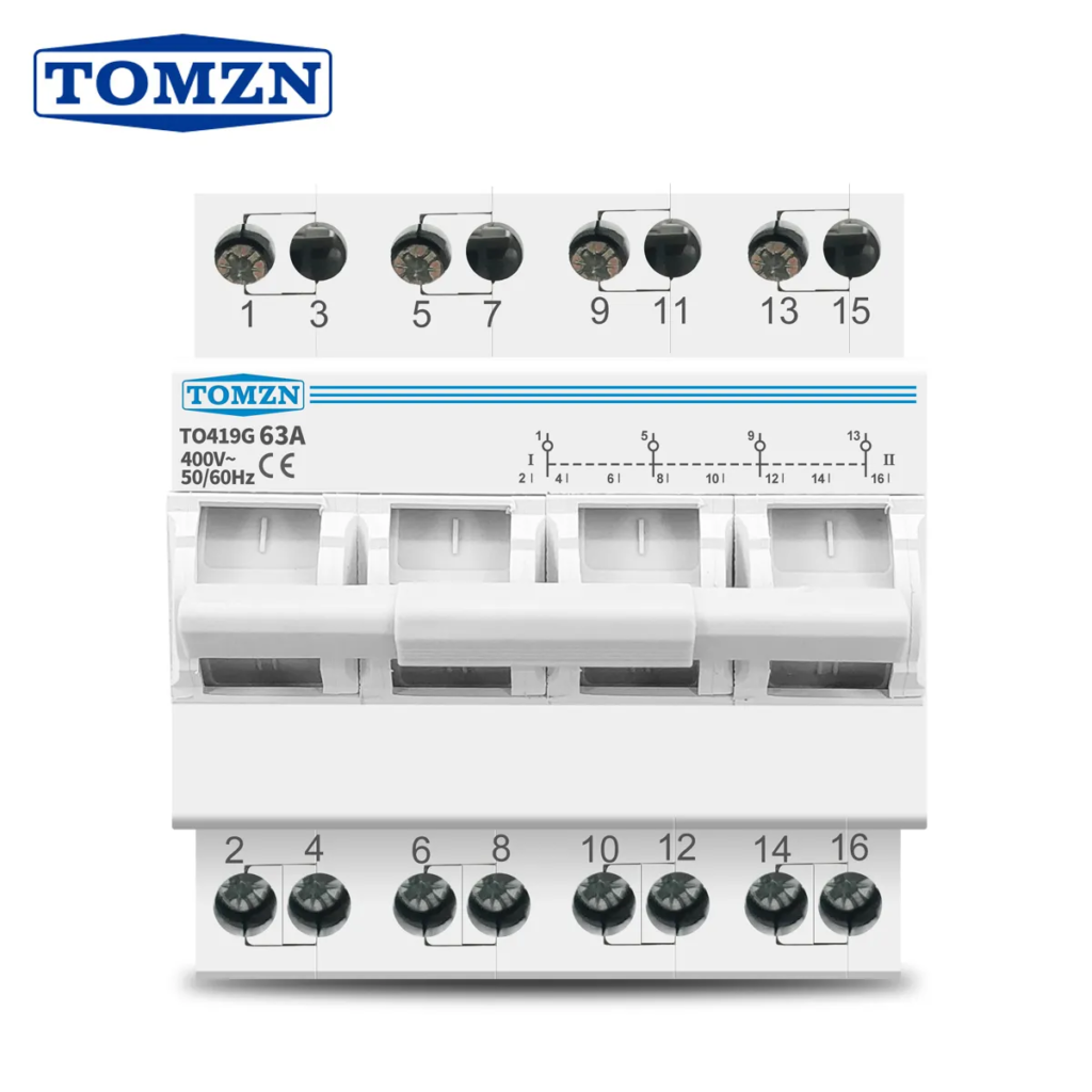 TOMZN 2P 63A AUTO TRANSFER SWITCH (ATS) - General Power Electric