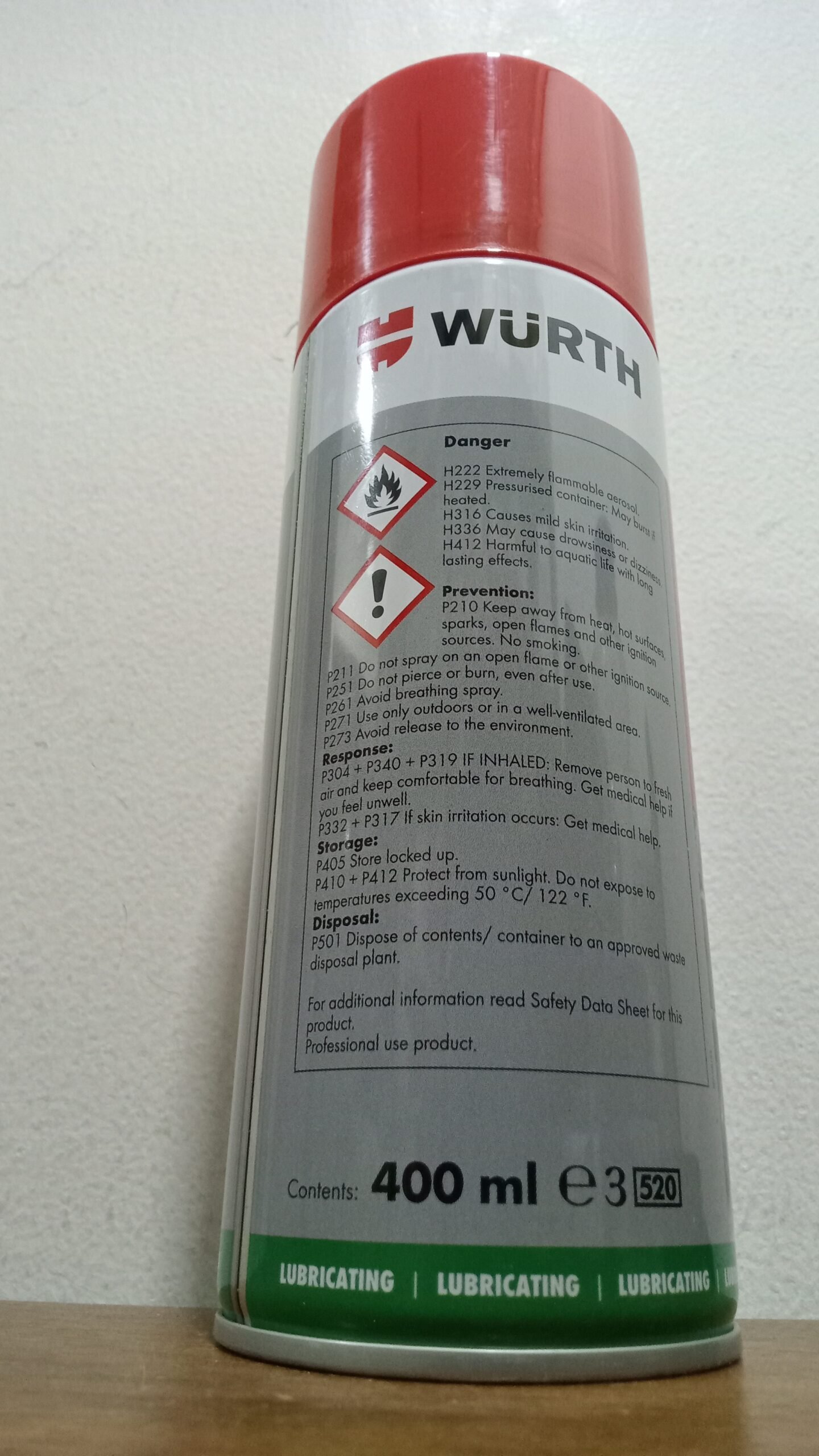 WÜRTH RUST OFF PLUS Machine Part Cleaner/Lubricant - General Power Electric