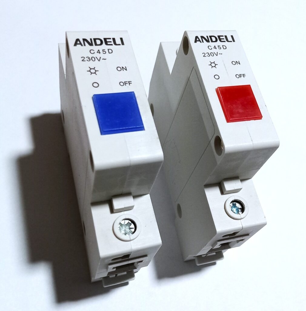 MCB TYPE DIN RAIL MOUNT MODULAR BREAKER INDICATOR LIGHT / POWER ...