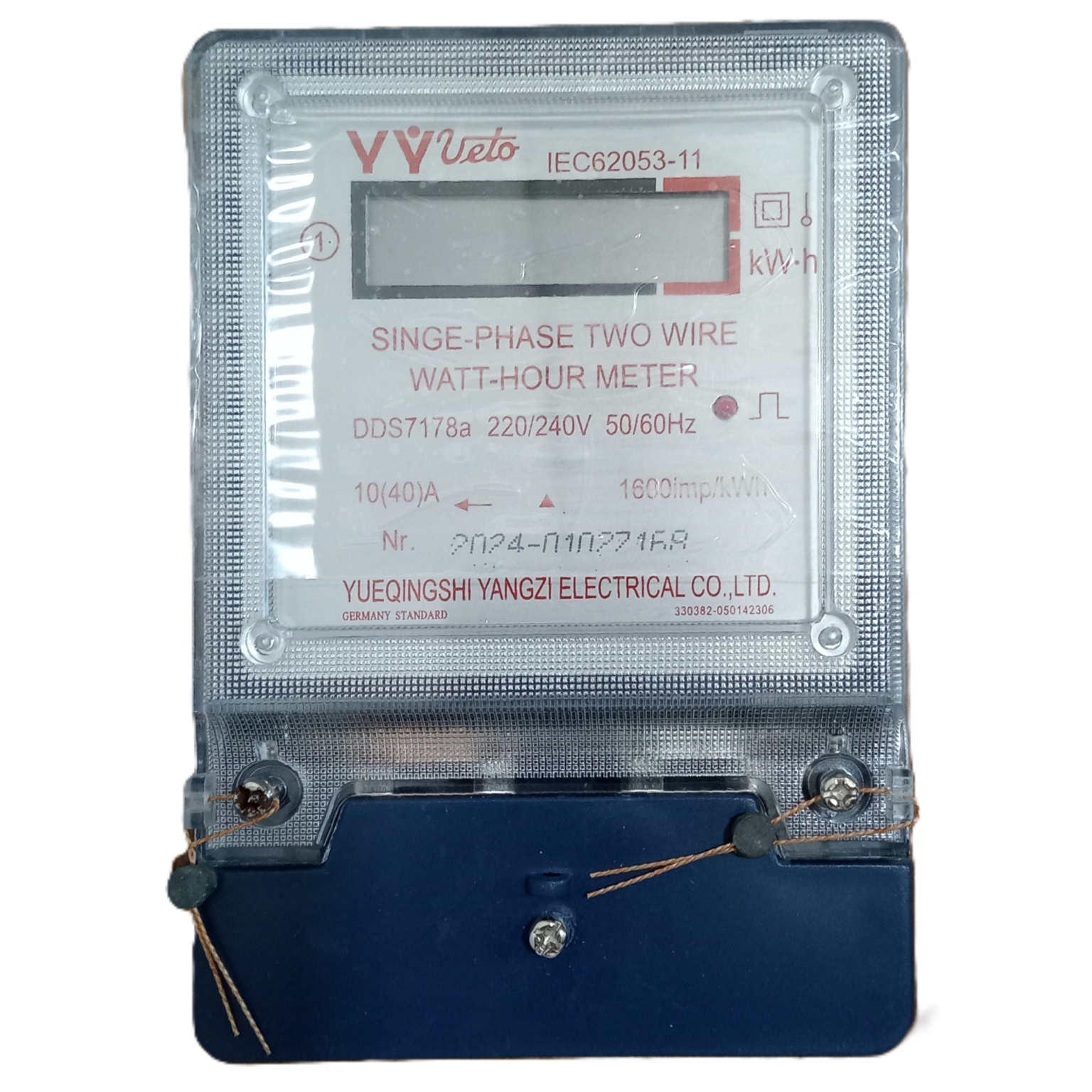 SINGLE PHASE DIGITAL kWh ENERGY METER - DDS7178 - General Power Electric